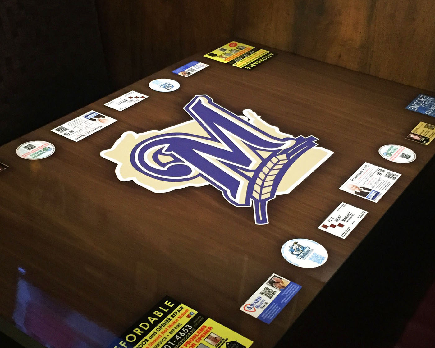 Tabletop Ads Services Phoenix AZ | Elite Tabletops LLC